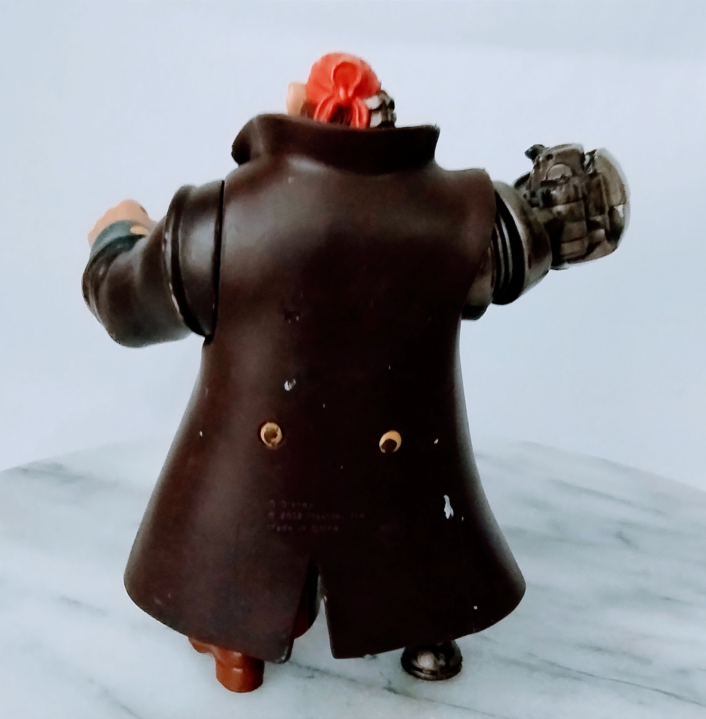 Boneco articulado John Silver cyborg do Planeta do Tesouro Disney 13cm ...