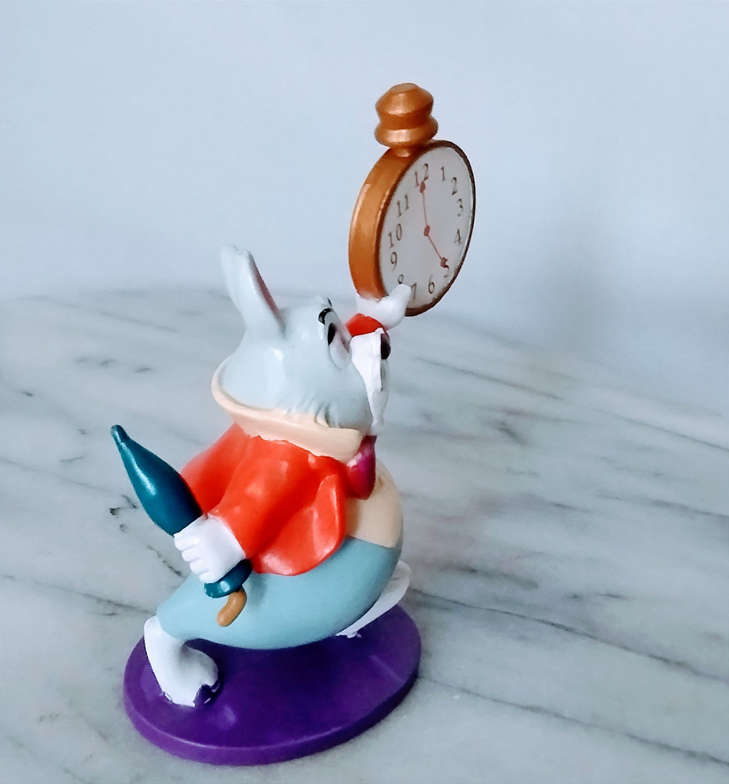 Miniatura Disney Coelho Branco da Alice no pais das maravilhas Disney ...