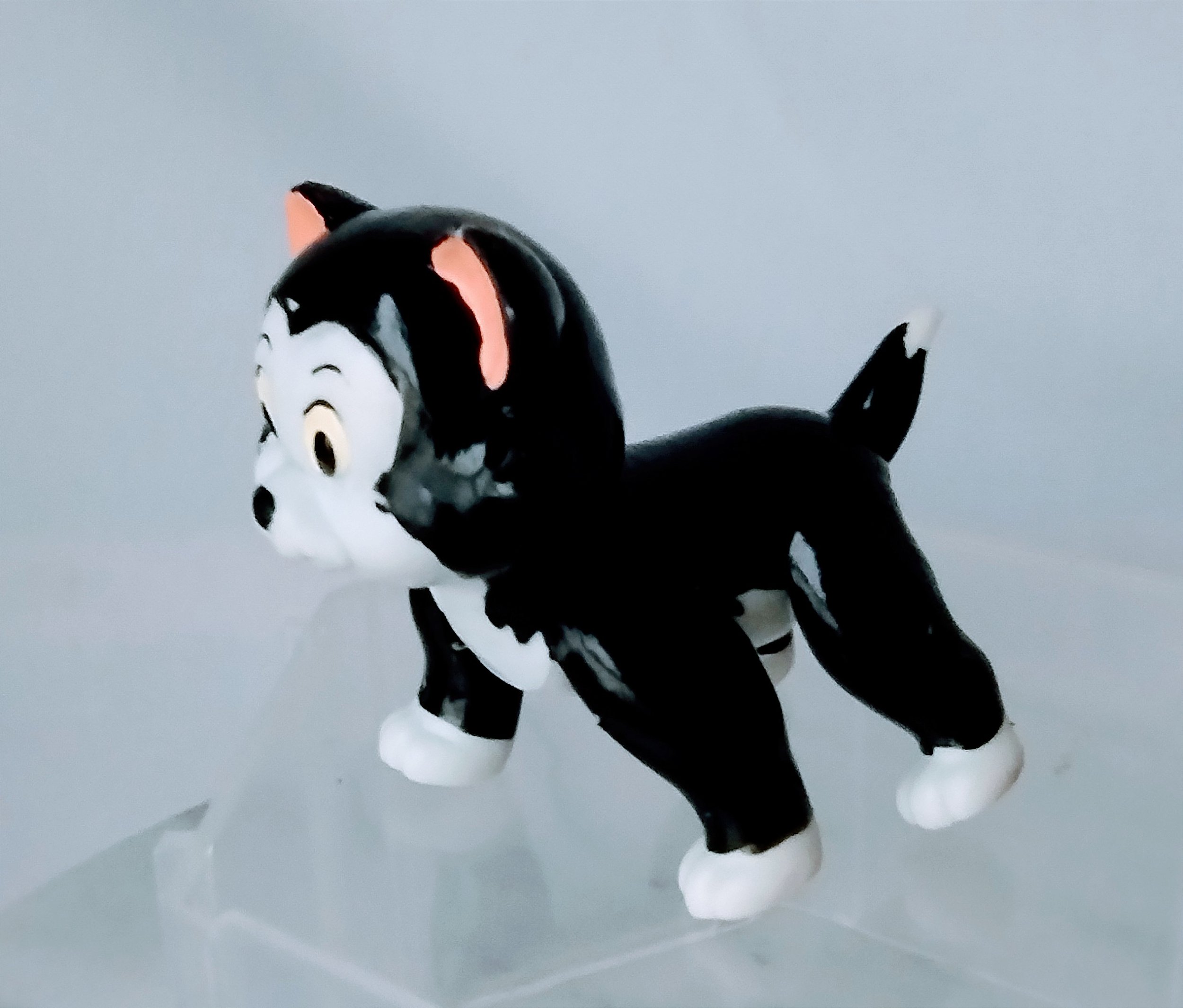 Anos 90 Miniatura Disney vinil flexível gato Figaro do Pinocchio Just ...