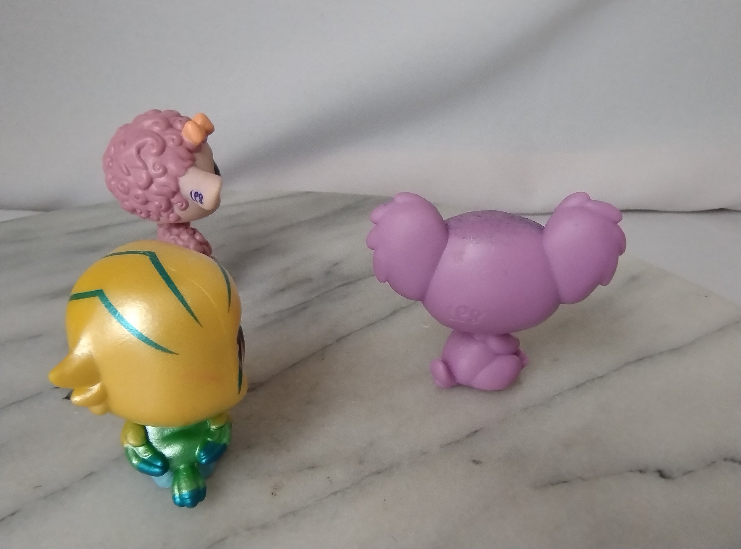 LPS Hasbro ; periquita Edie von Keet, ovelha rosa e coala - Taffy Shop ...