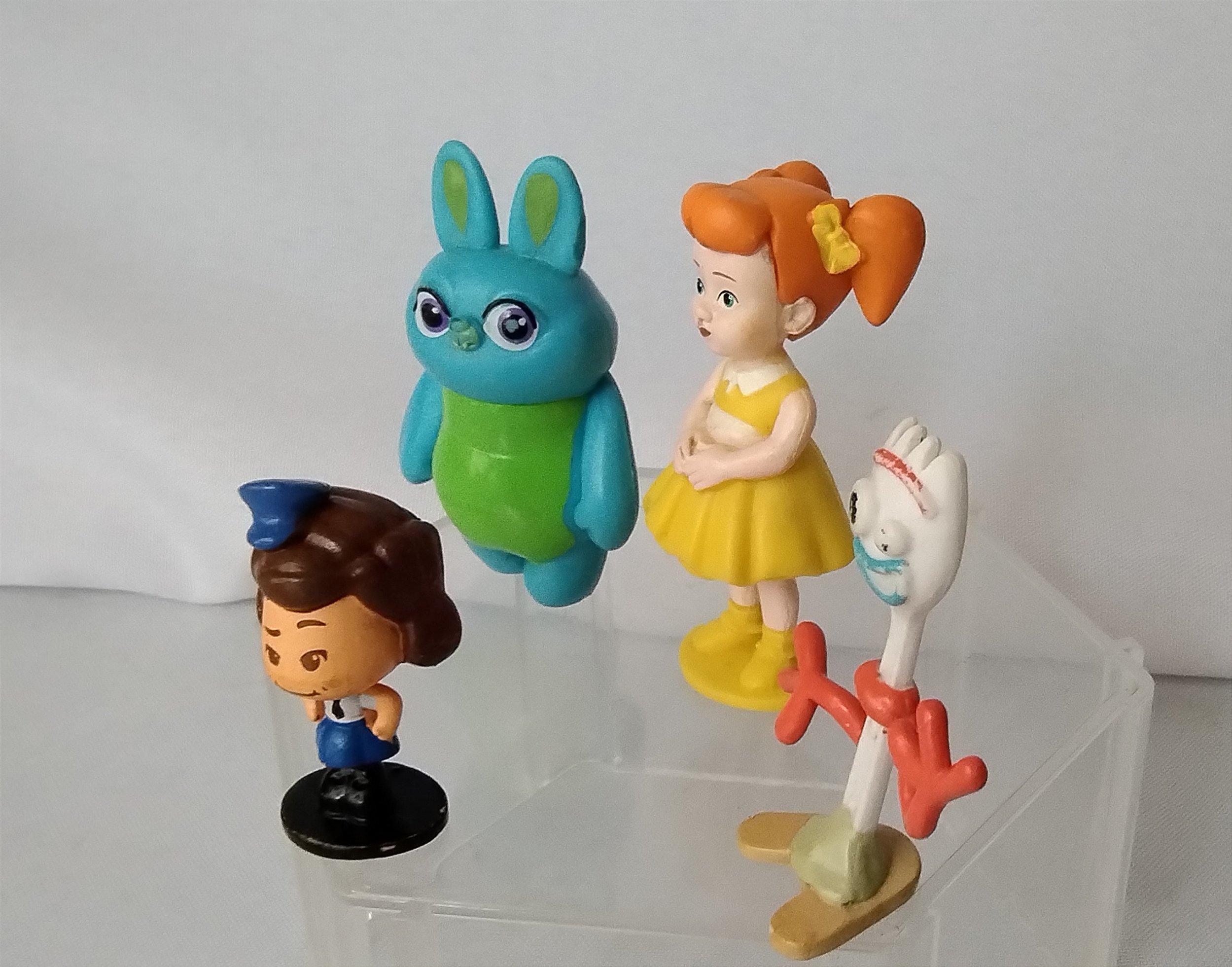 Miniatura 4 personagens (garfinho, Gabby Gabby, Bunny e mrs Giggle ...