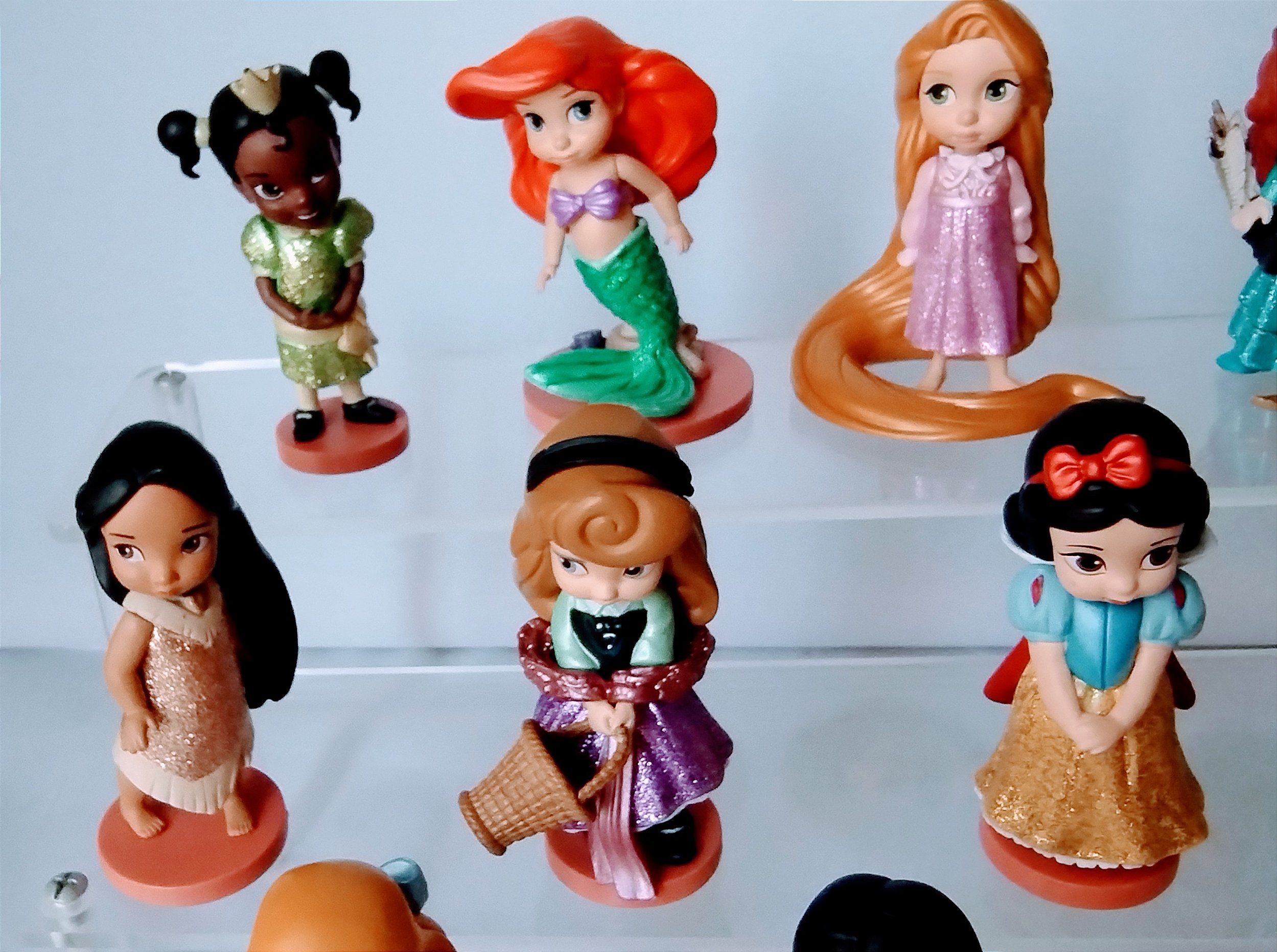 Mini princesas Disney animators Disney store, lote de 11 variadas ...