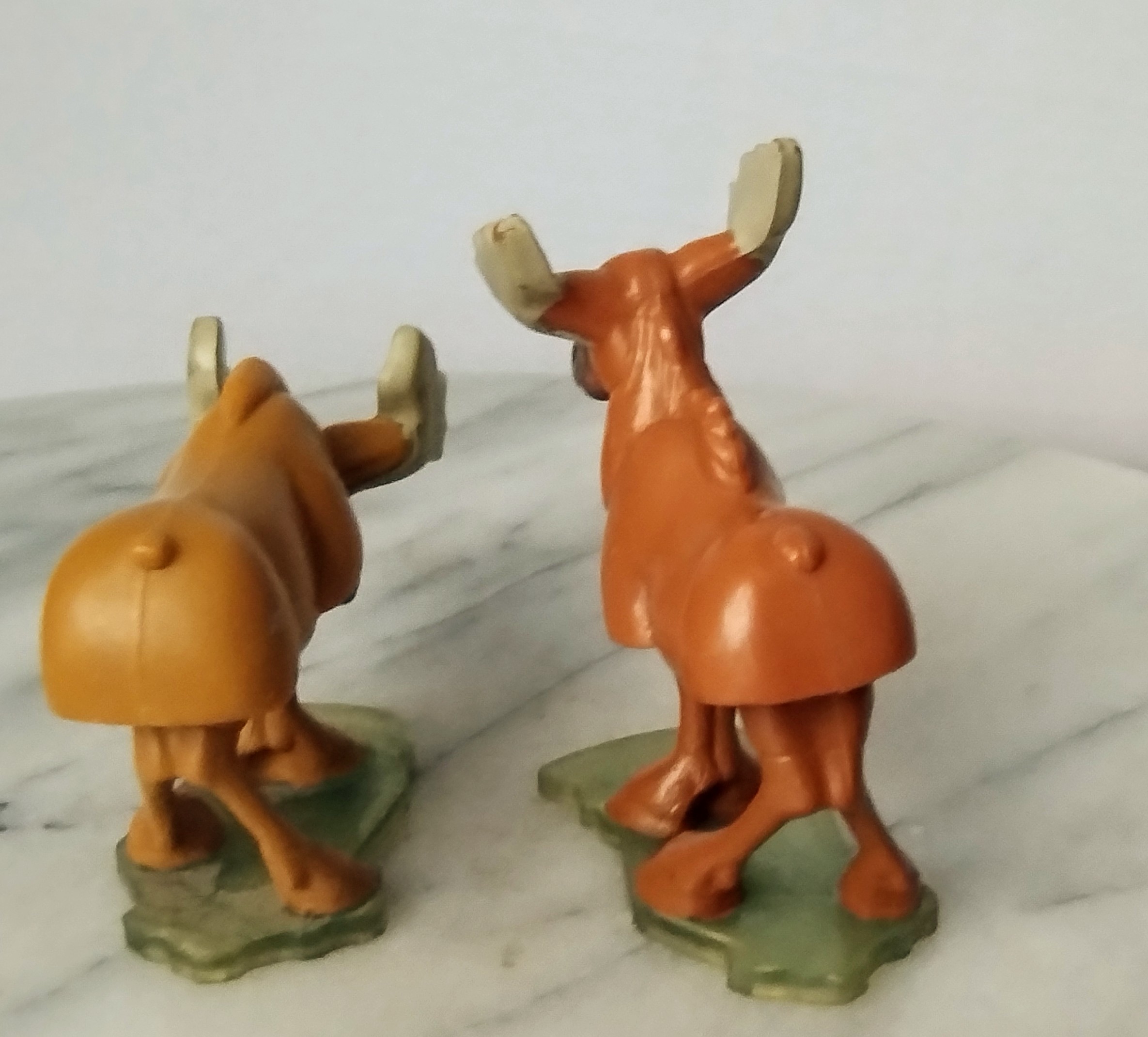 Miniatura Disney alces Rutt e Tuke bobble head de Irmãos urso, col ...