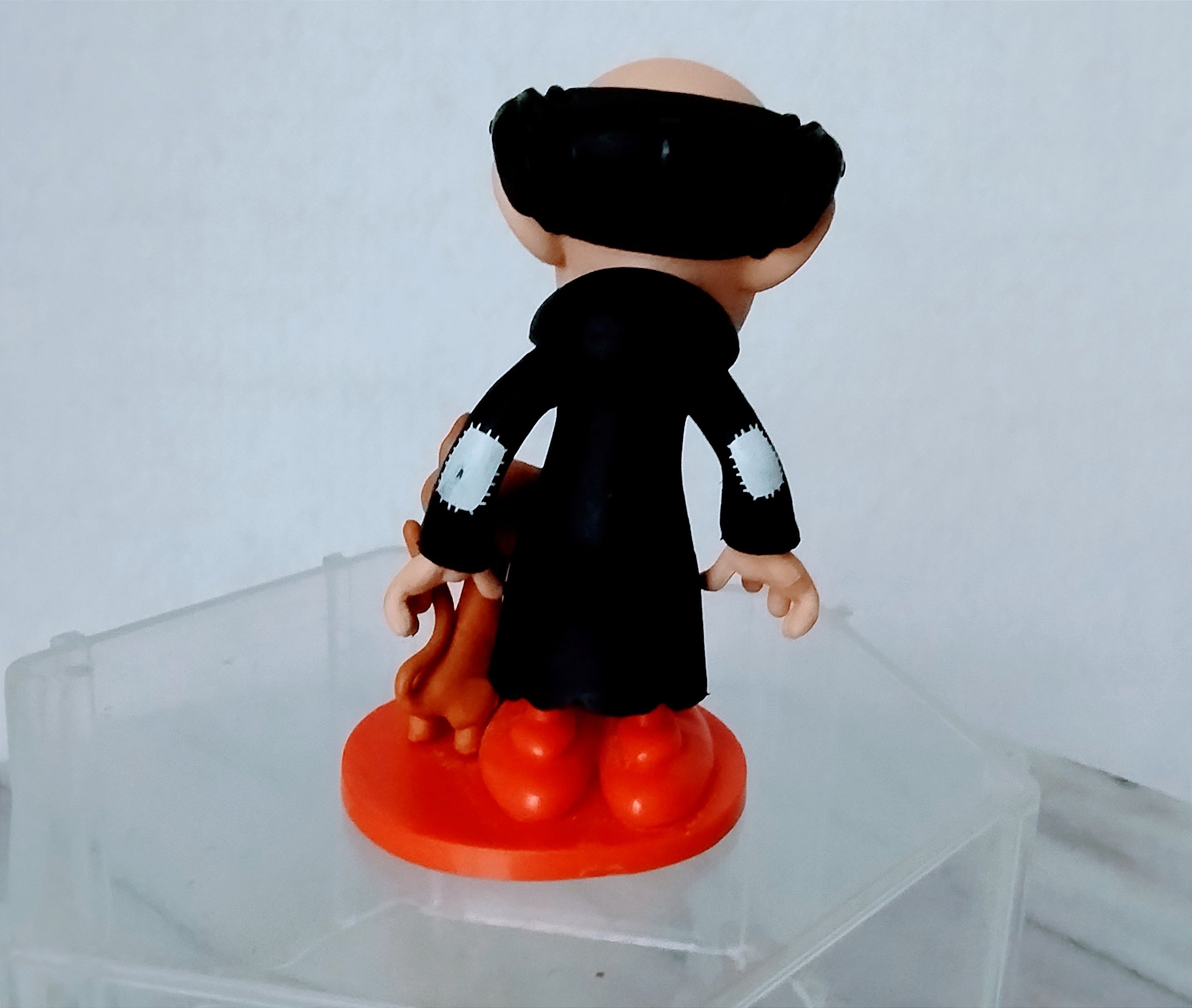 Mini boneco toy Art Gargamel com seu gato Asrael , Peyo, col. Bob's ...