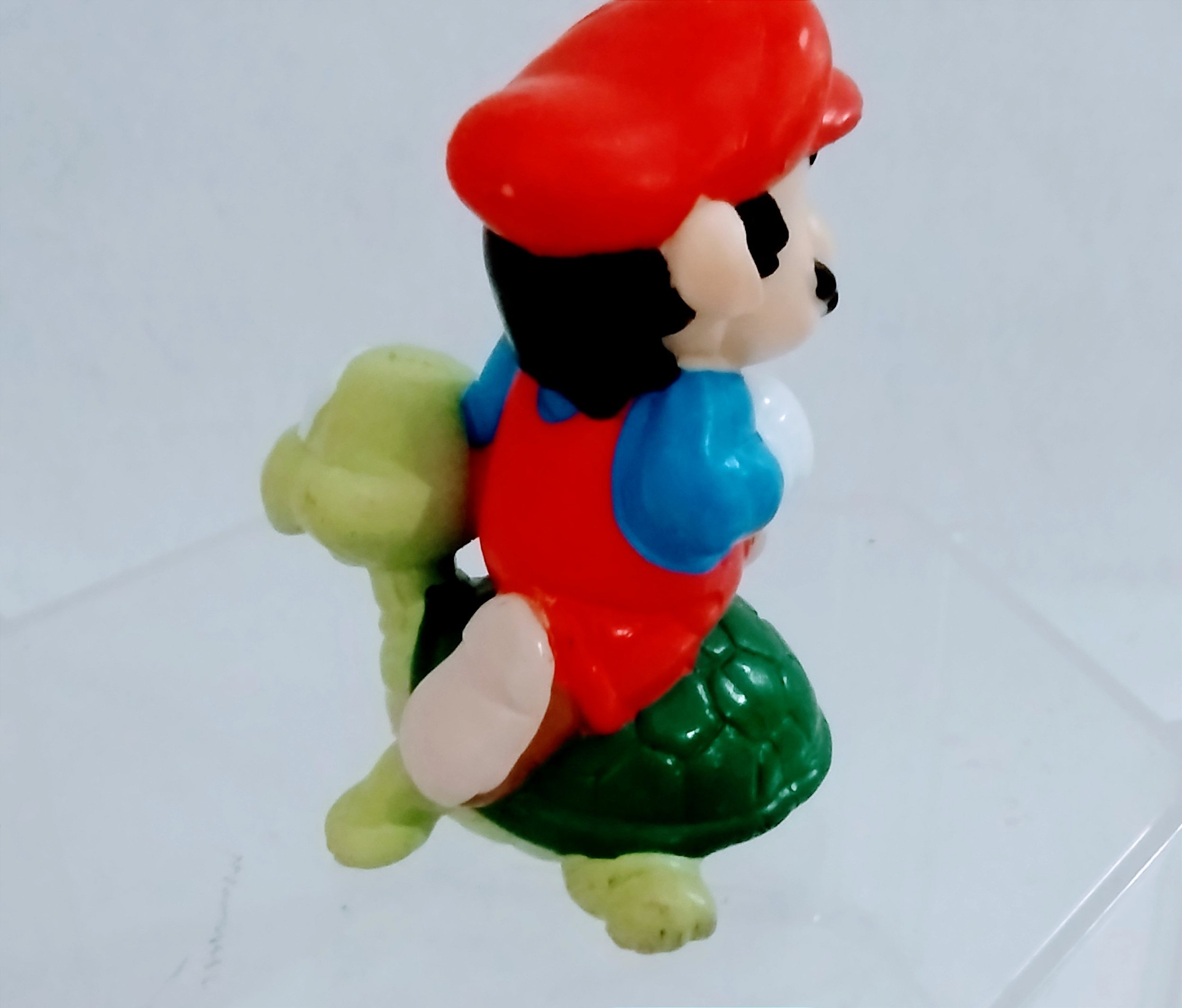 De 1989 miniatura de vinil Mario sentado na tartaruga, Nintendo, marca ...