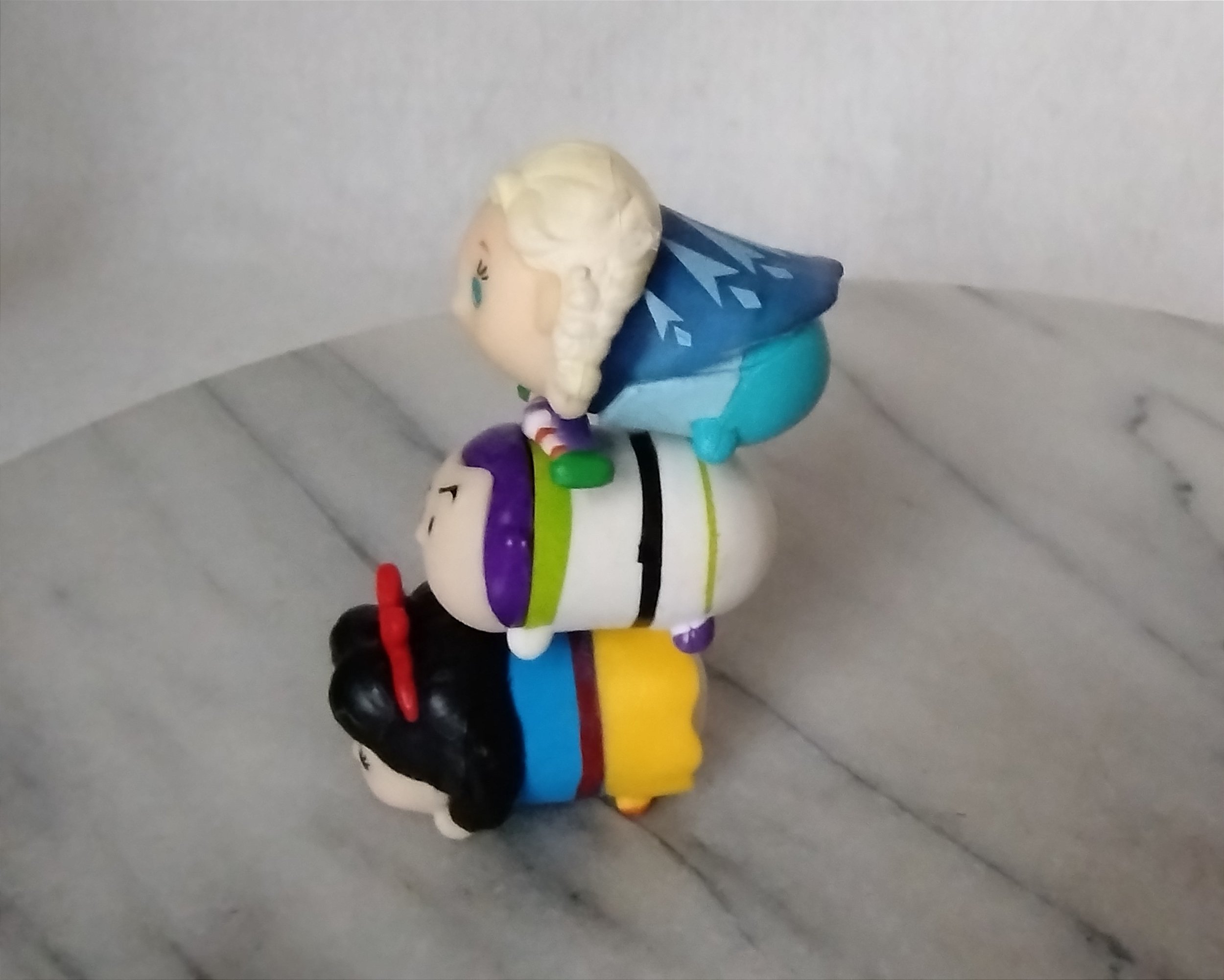 Miniatura Disney tsum tsum 4 cm branca de Neve, Elsa e Buzz Lightyear ...