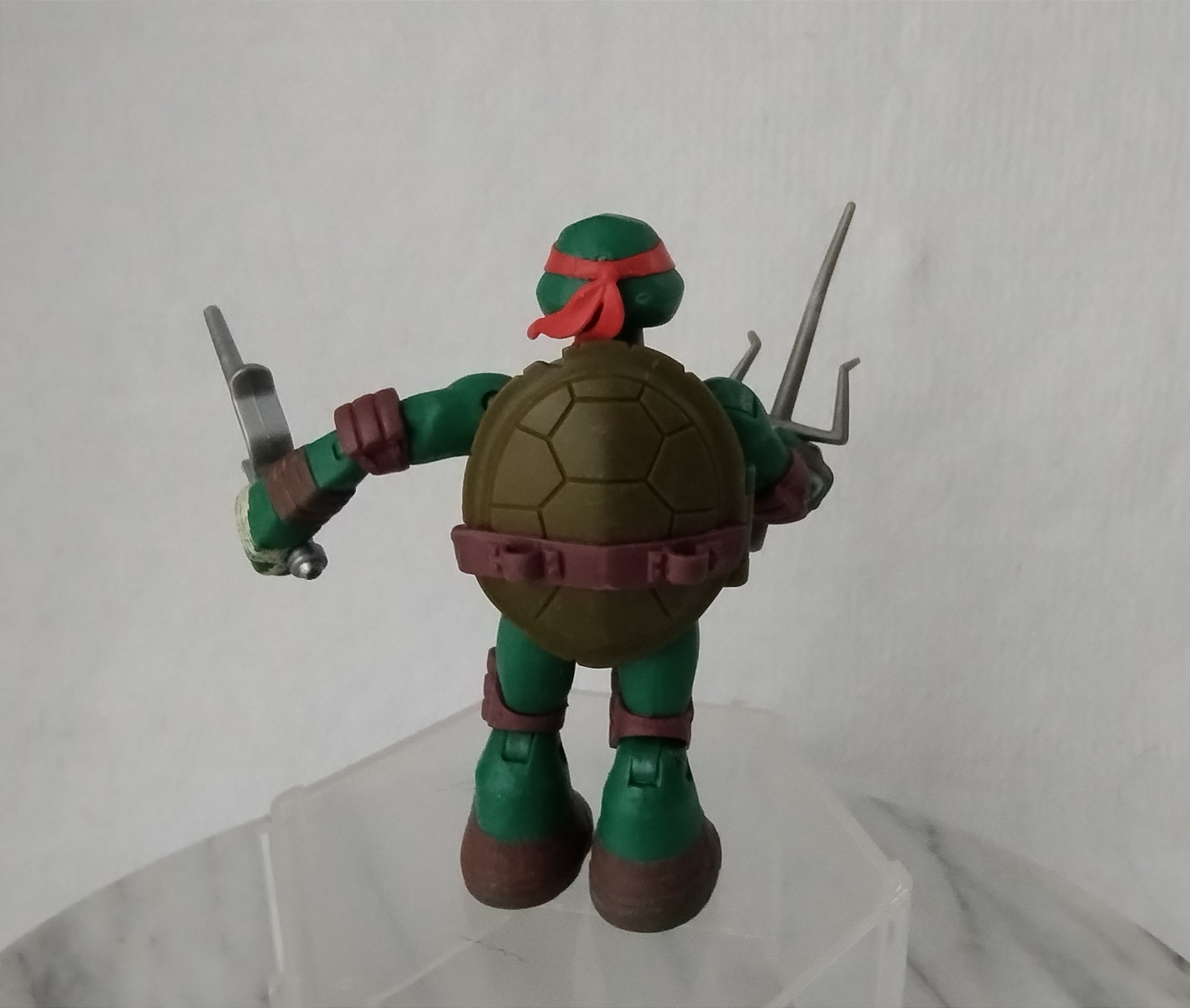 Tartaruga ninja articulado Raphael / Rafael com par de sai ligeiramente ...