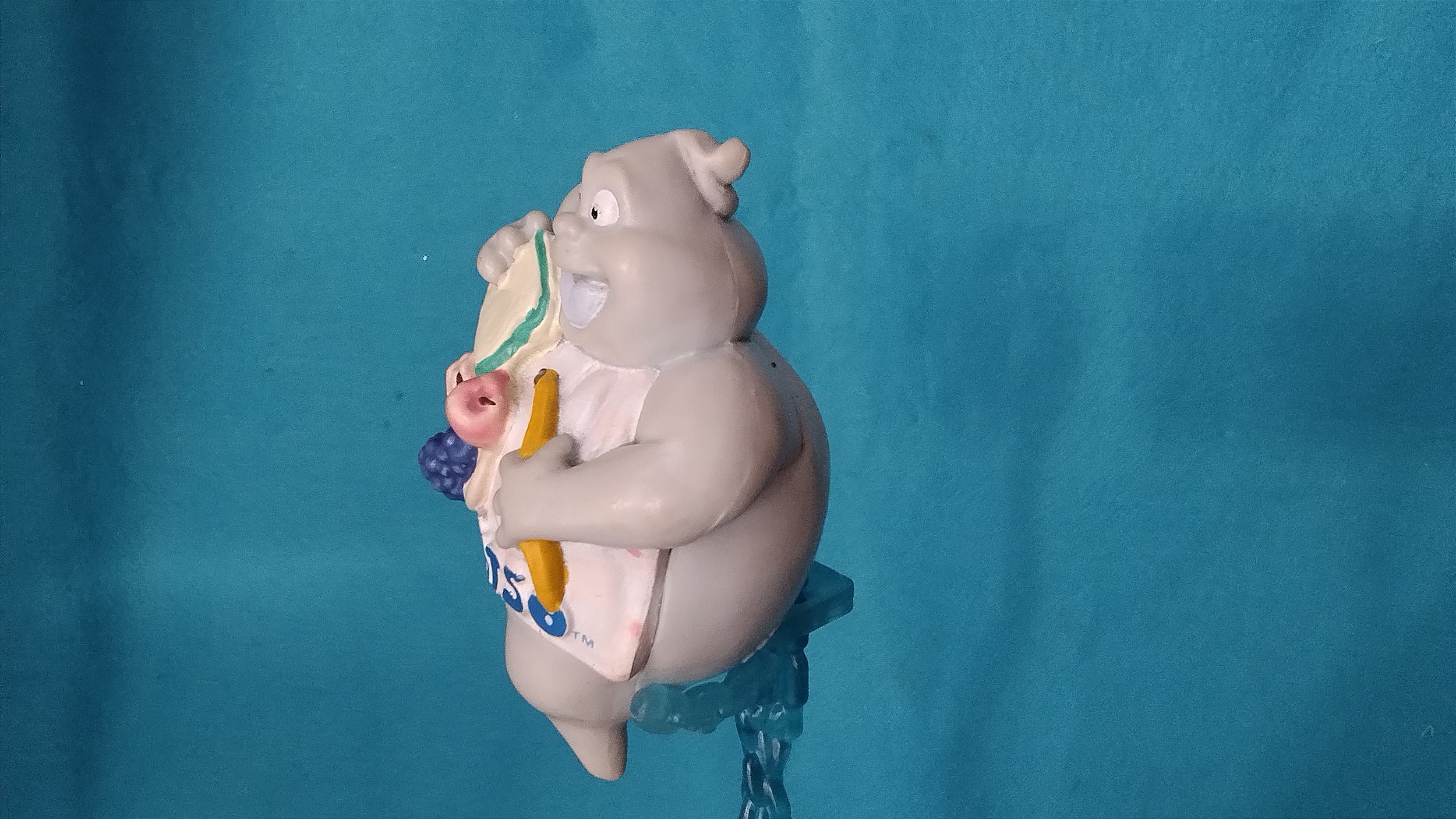 De 1995, Miniatura de vinil solido do Gordo / Fatso cartoon Gasparzinho ...