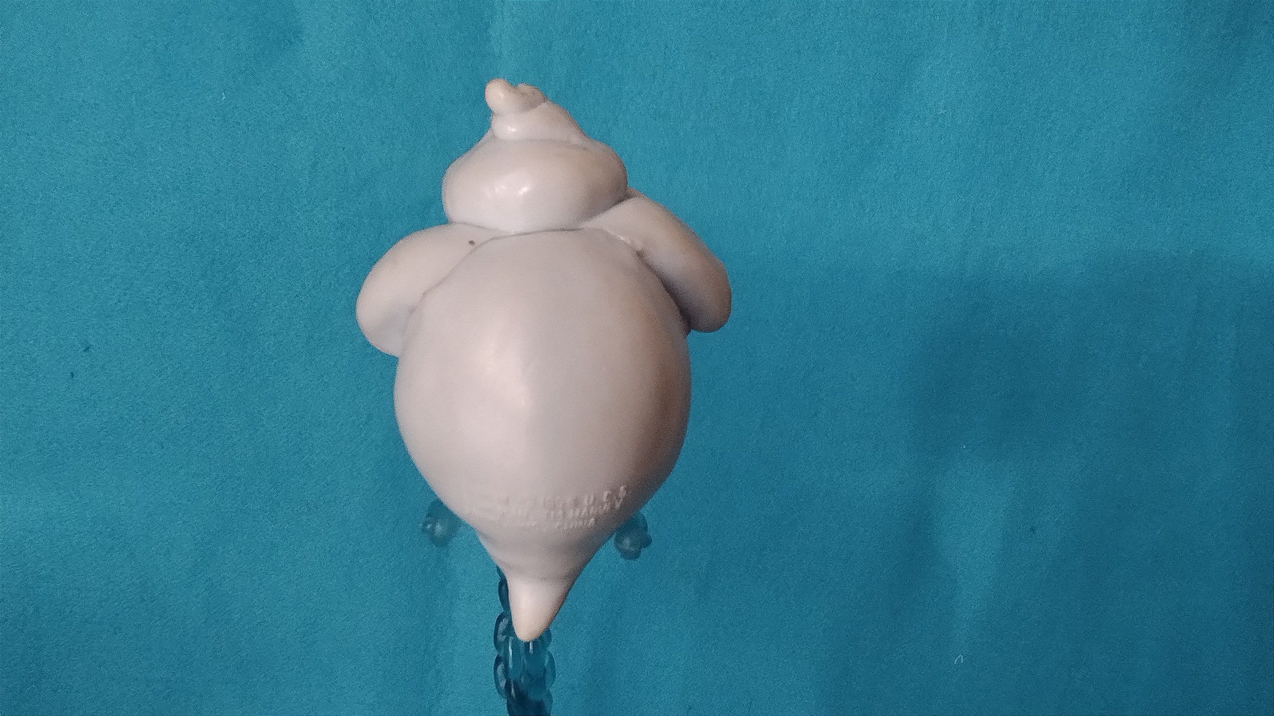 De 1995, Miniatura de vinil solido do Gordo / Fatso cartoon Gasparzinho ...