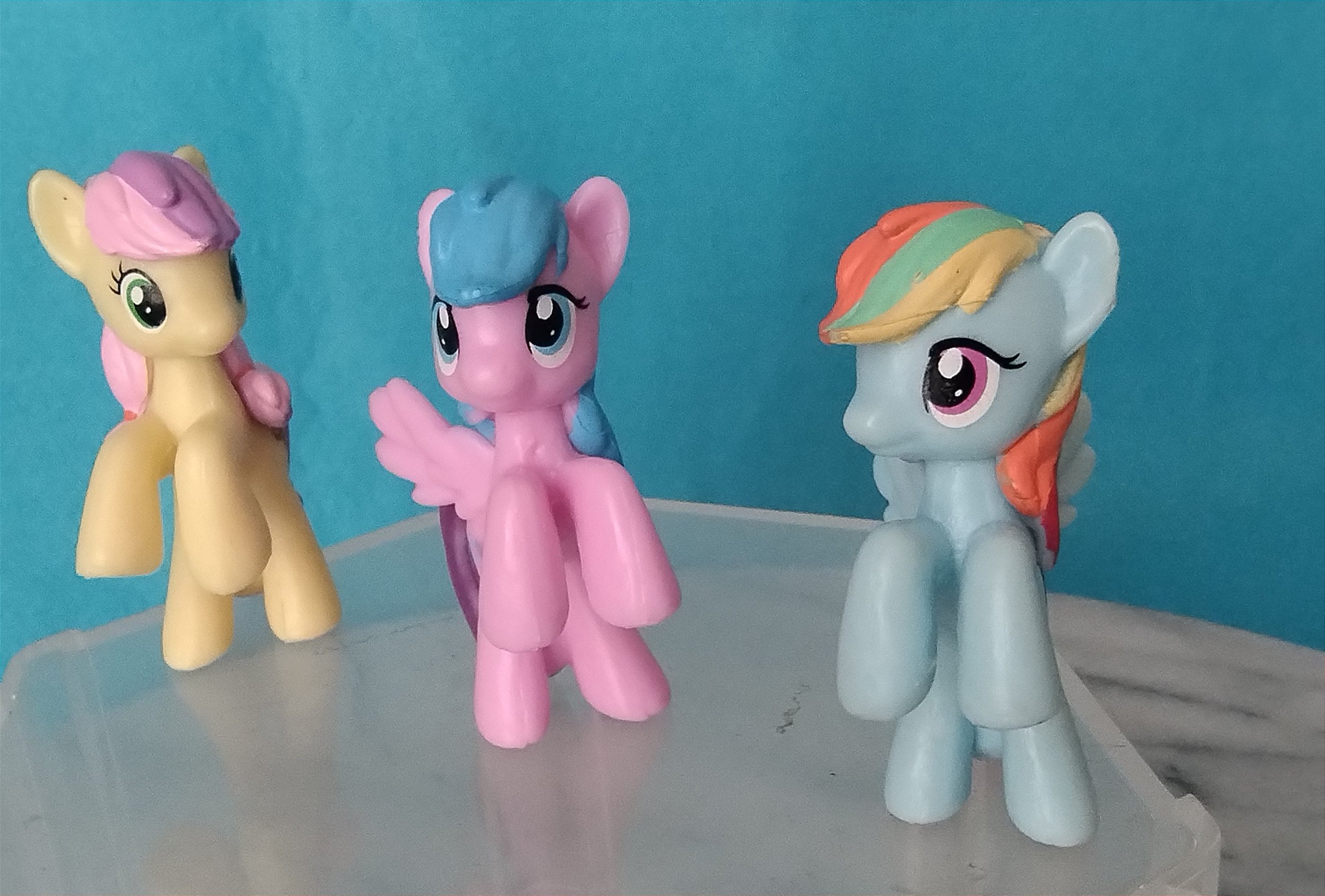 Mini figuras my little pony Hasbro 5 cm ; Rainbow Dash, Lavender ...