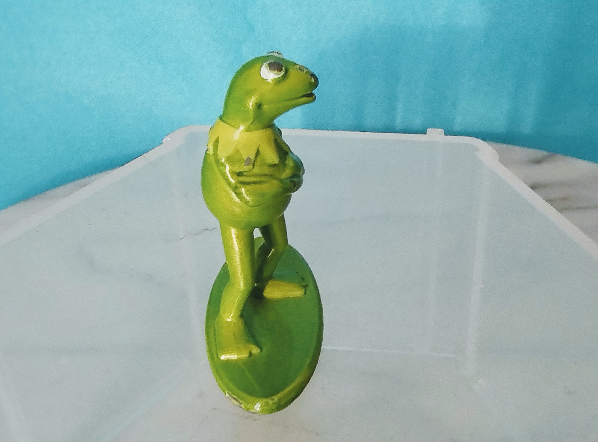 Miniatura Disney de Metal / metalfig de Caco sapo do Muppet show ...