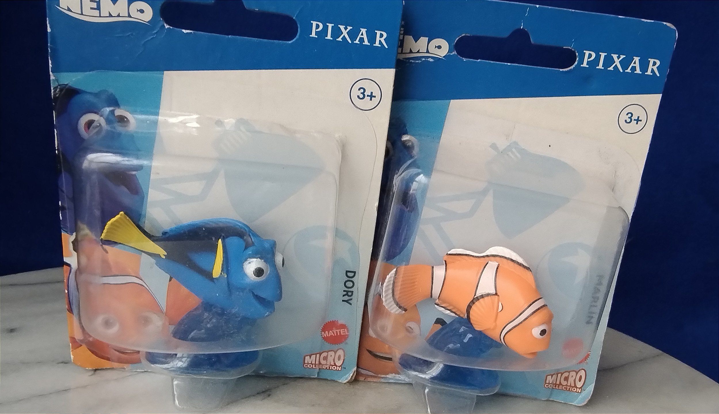 Miniatura Disney Pixar de Nemo e Dory 4 cm , coleção Micro, de ...