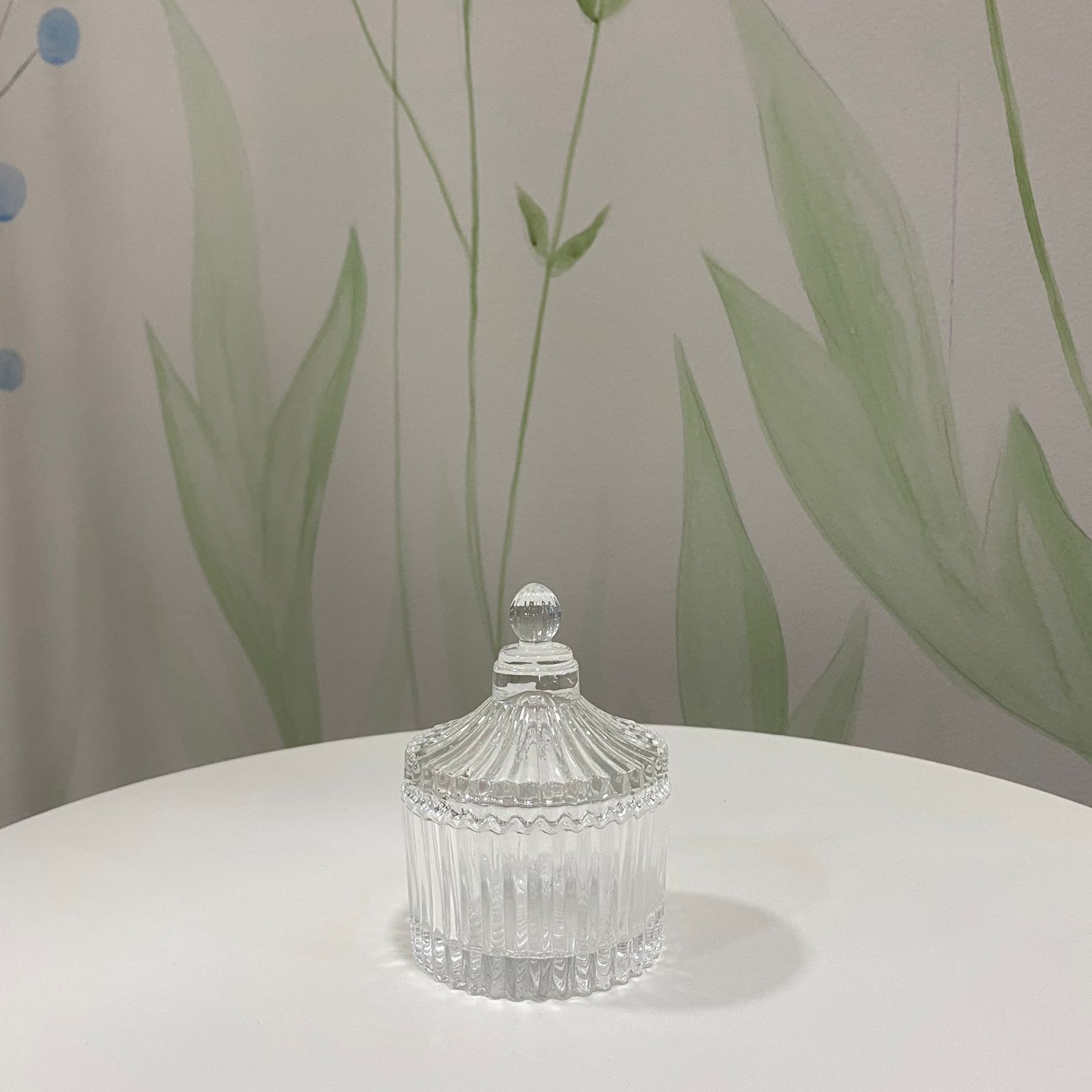 Potiche de Cristal Com Tampa Twist 9x6,5Cm 7008 Lyor ...