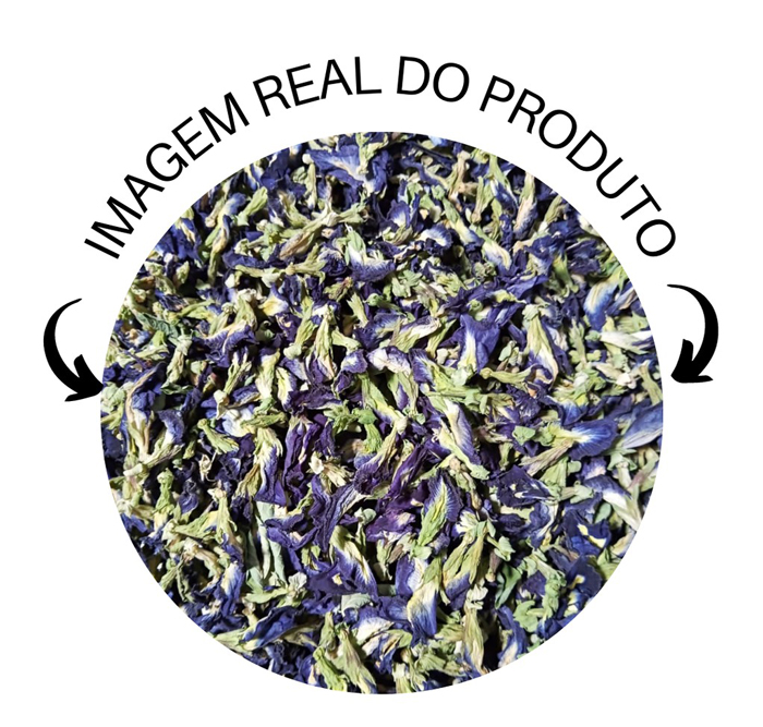 FLOR DA FADA AZUL INTEIRA DESIDRATADA (Blue Butterfly - Clitoria Tern ...