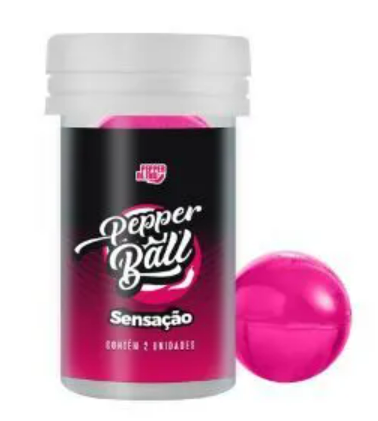 Pepper Ball Plus Comestível Dupla Bolinha Explosiva - Amor e Pimenta