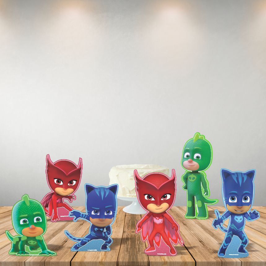 Kit Enfeite Impresso em EVA - PJ MASKS - 01unidade - Piffer - Rizzo ...