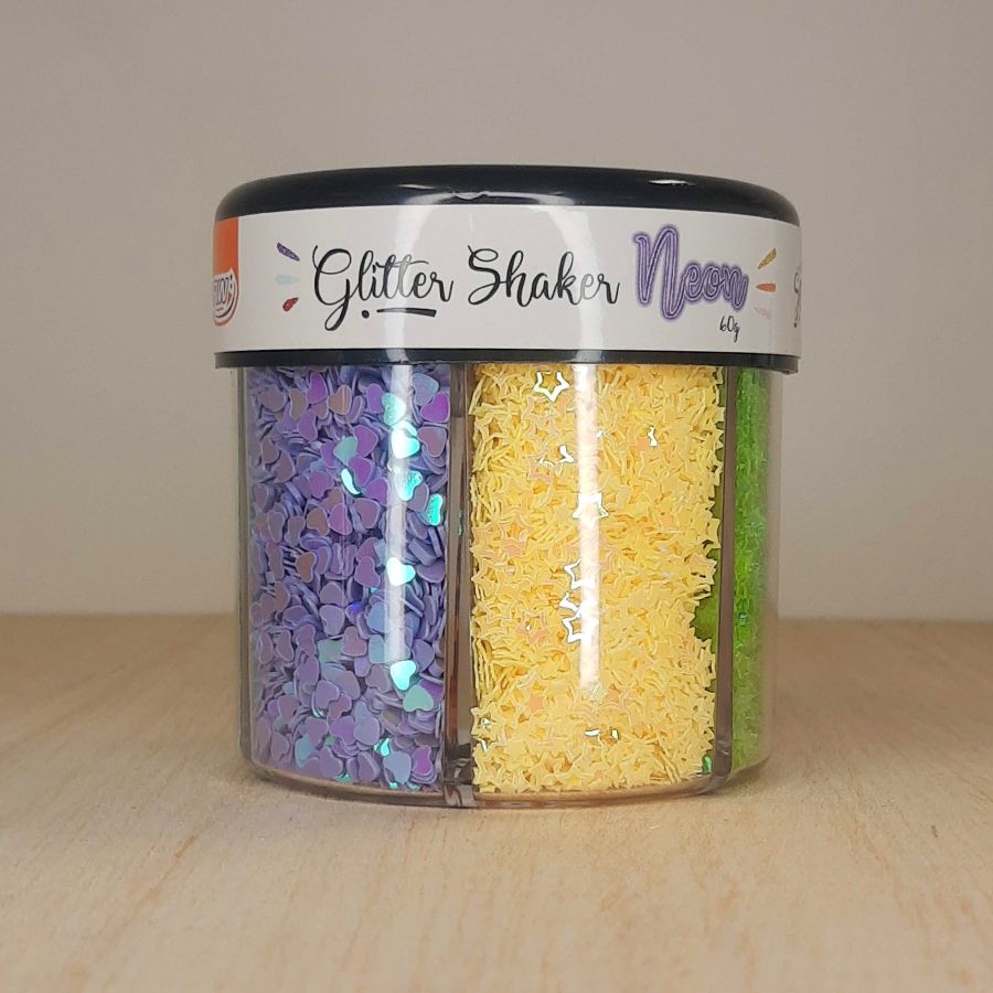 Glitter Shaker Pote de 60g com 6 Cores - 01 Unidade - BRW - Rizzo ...