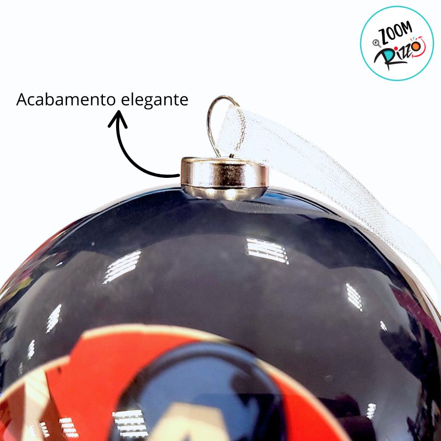 Kit Bola de Natal - Avengers - 8 cm - Natal Marvel - 4 un - Rizzo ...