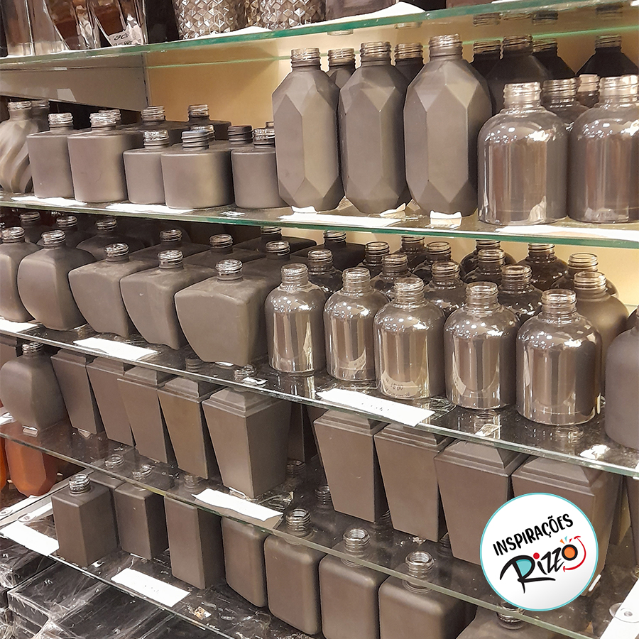 Frasco para Perfumaria de Vidro - Rose - Rizzo Embalagens