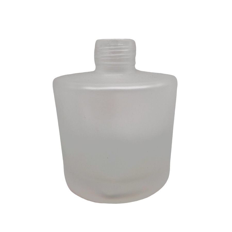 Frasco para aromatizador de Vidro Redondo - Picolo Branco Fosco - 240ml - 1 unidade - Rizzo ...