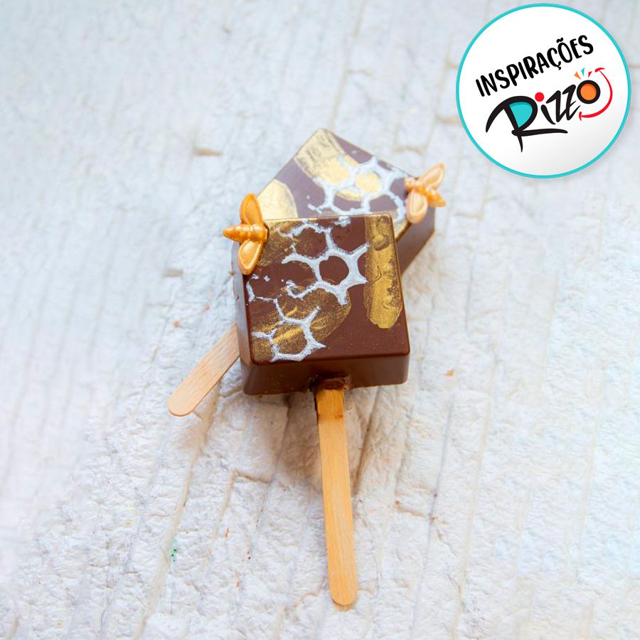 Forma Especial Pirulito Pão de Mel Quadrado - 1 unidade - BWB - Rizzo ...