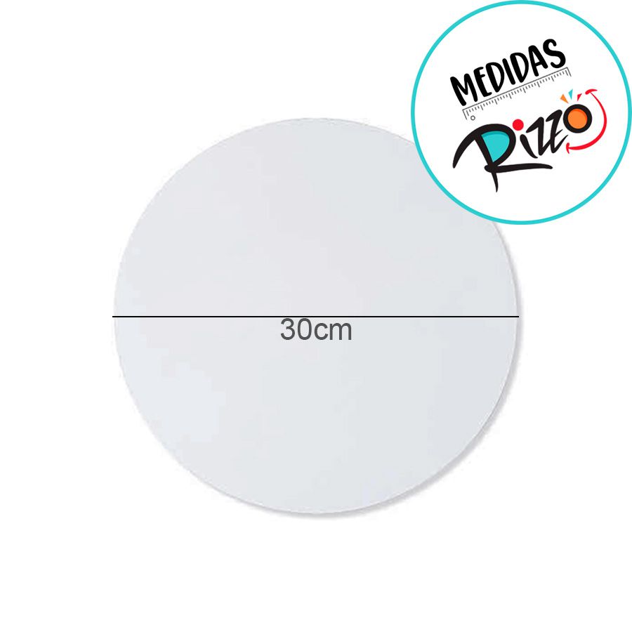 Base Para Bolo Cake Board em MDF - Branco - 30cm - 1 unidade - Rizzo ...