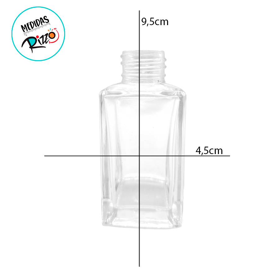 Frasco para Perfumaria de Vidro - Mel - Rizzo Embalagens