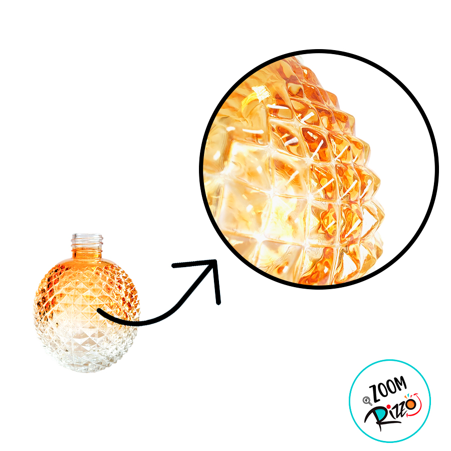 Frasco para Perfumaria de Vidro Mel - Rizzo Embalagens