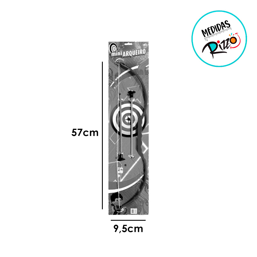 Brinquedo Arco e Flecha - Mini Arqueiro - Cores Sortidas - 1 unidade ...