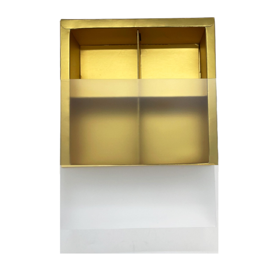 Caixa 4 Pães de Mel - Dourada - 16,5x16,5x5cm - 1 unidade - Rizzo ...