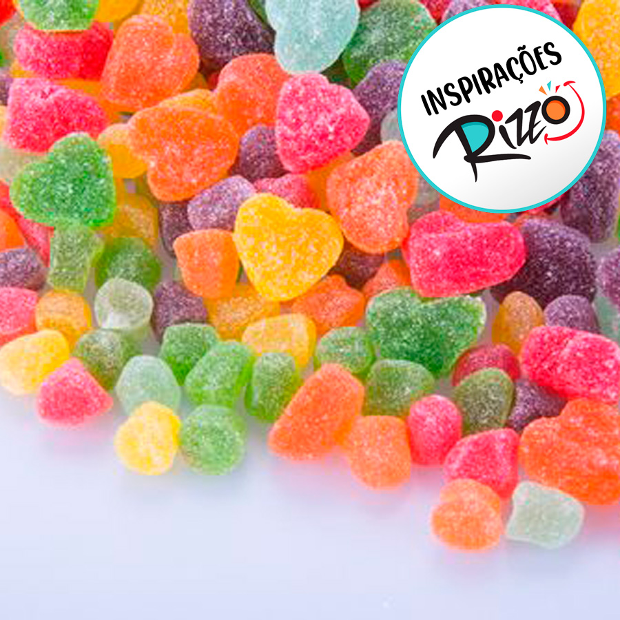 Bala de Goma Gomets Gomas Sortidas - 1kg - 1 unidade - Dori - Rizzo ...