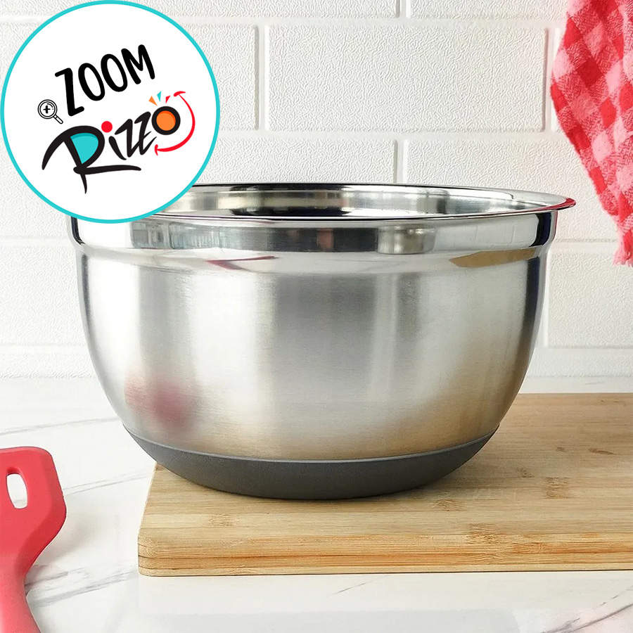Bowl Multiuso Inox com Base de Silicone - 21cm - 1 unidade - Clink ...