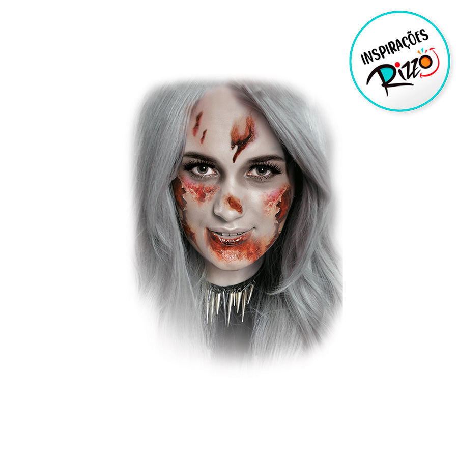 Maquiagem para Halloween - Crosta de Sangue Vermelho - 16ml - 1 unidade ...