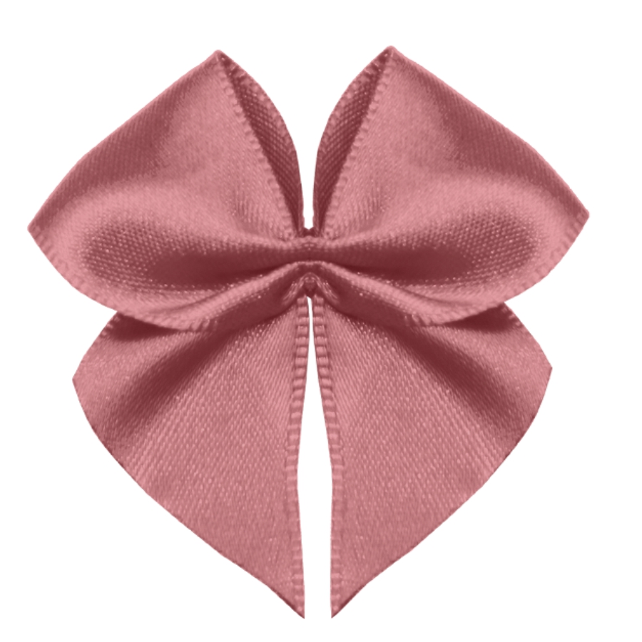 Lacinho de Fita de Cetim Rosa Velho 22mm - 5cm - Cor 1143 - 12 unidades ...