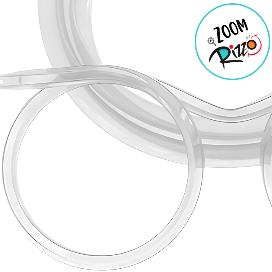 Óculos Canudo - Cristal - 11,4cm - 1 unidade - Rizzo - Rizzo Embalagens