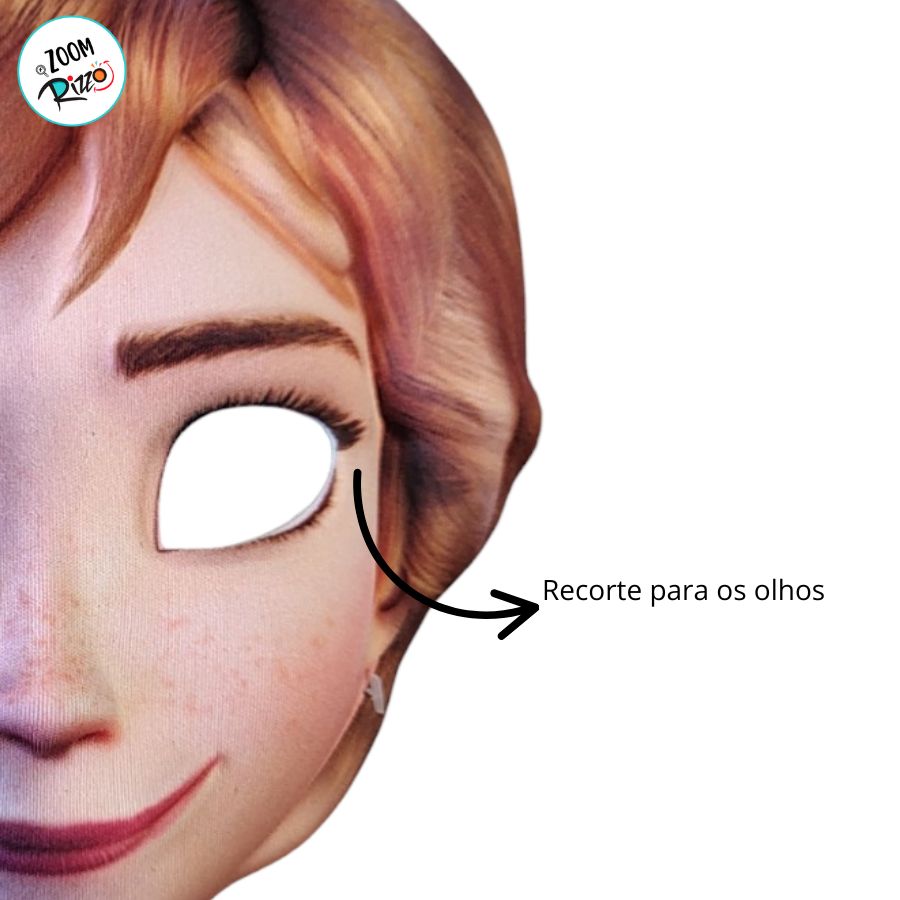 Máscara de EVA - Anna - Frozen 2 - 1 unidade - Disney Original - Rizzo ...