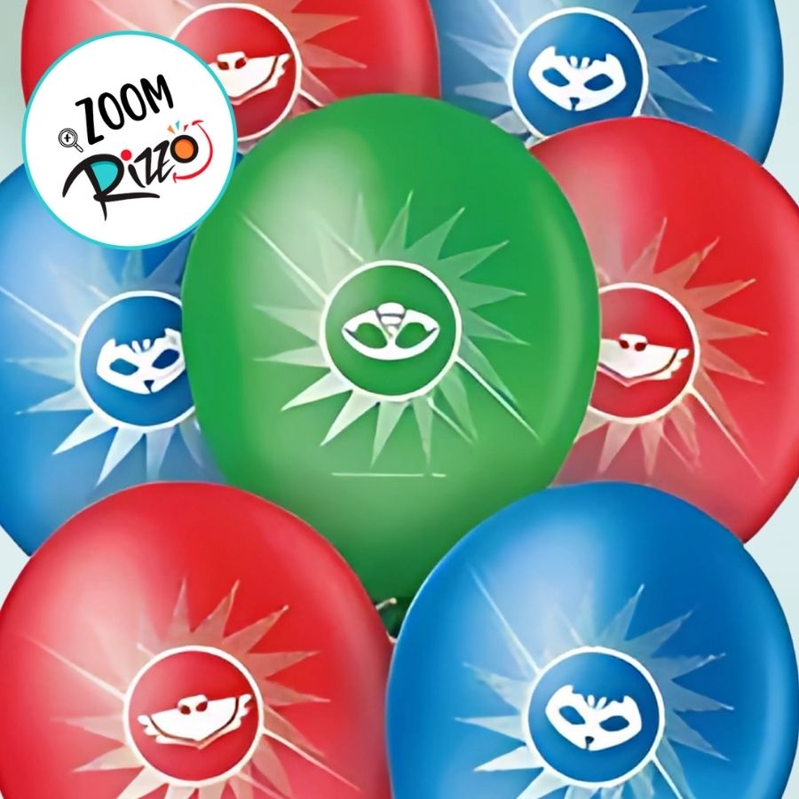 Balão Festa Decorado 9" 23cm - PJ Masks - 25 unidades - Regina - Rizzo ...
