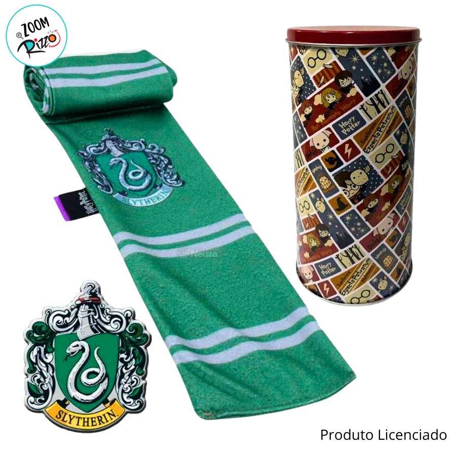 Cachecol - Sonserina Harry Potter - 1,6m - 1 unidade - Zona Criativa ...