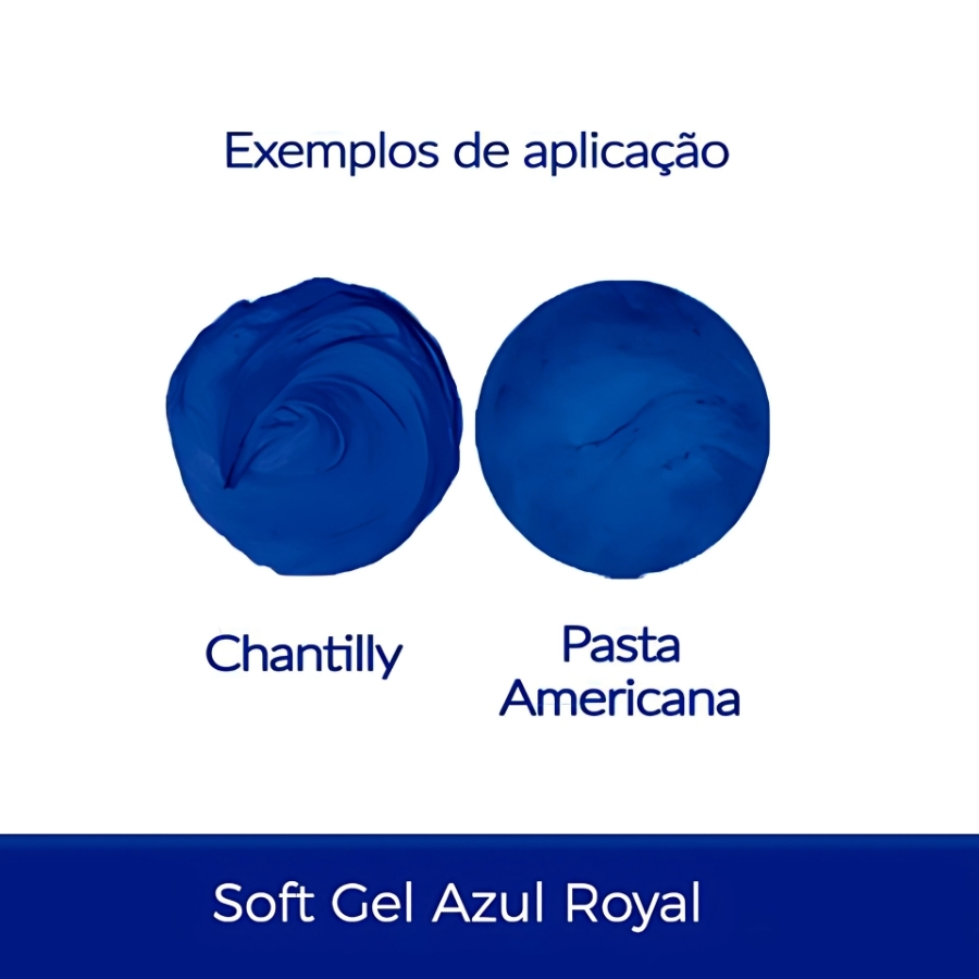 Soft Gel Corante Azul Royal - 25g - 1 unidades - Fab - Rizzo - Rizzo ...