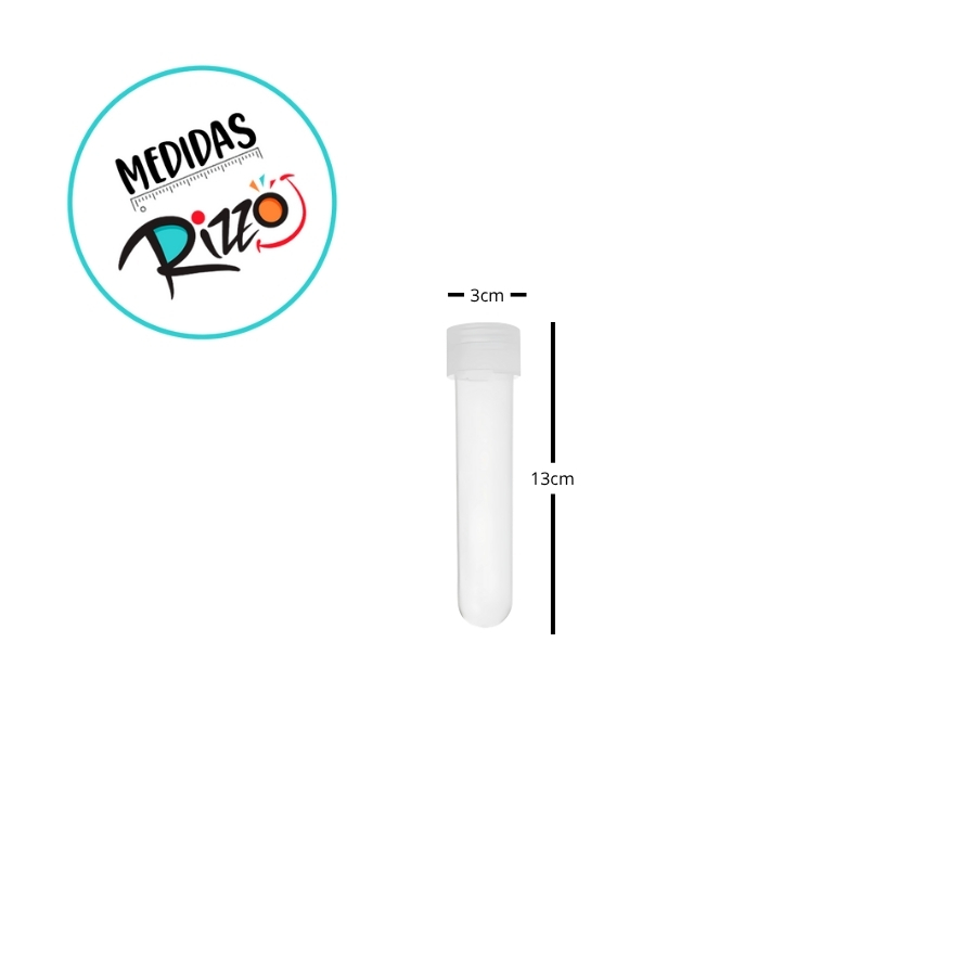 Tubete Para lembrancinha Cristal Com Transparente - 13cm - 10 unidades ...