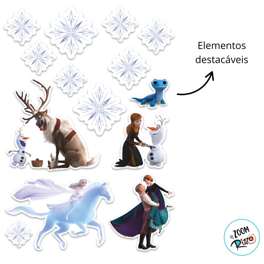 Kit Decorativo - Frozen - 1 unidade - Disney Original - Rizzo - Rizzo ...