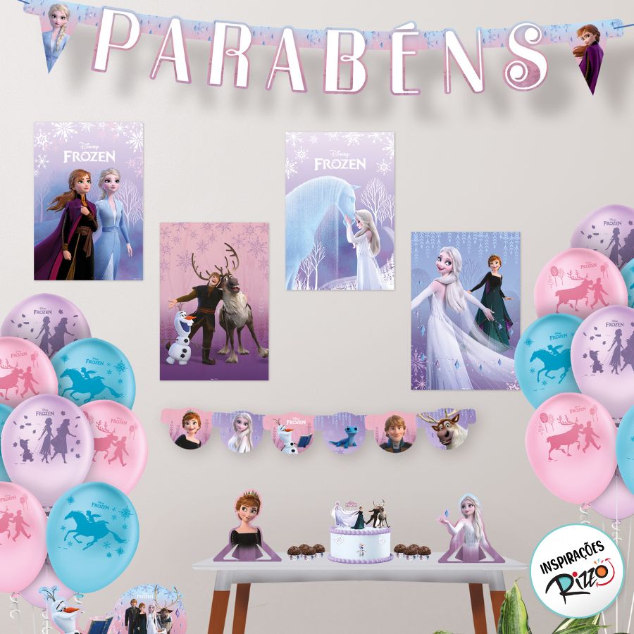 Cartaz Decorativo - Frozen - 4 unidades - Disney Original - Rizzo ...