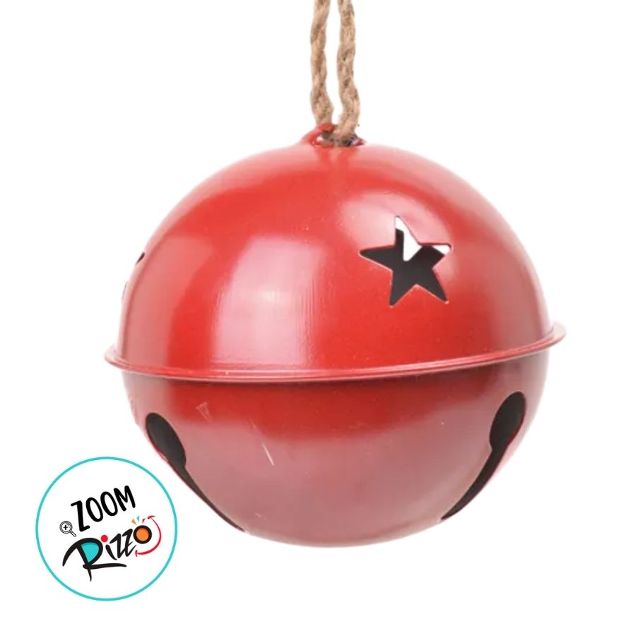 Enfeite De Pendurar De Natal - Guizo - Vermelho - 7cm - 1 unidade ...