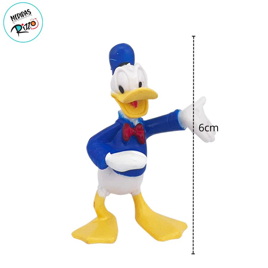 Mini Figura Colecionável - Pato Donald - Turma do Mickey - 6cm - 1 ...