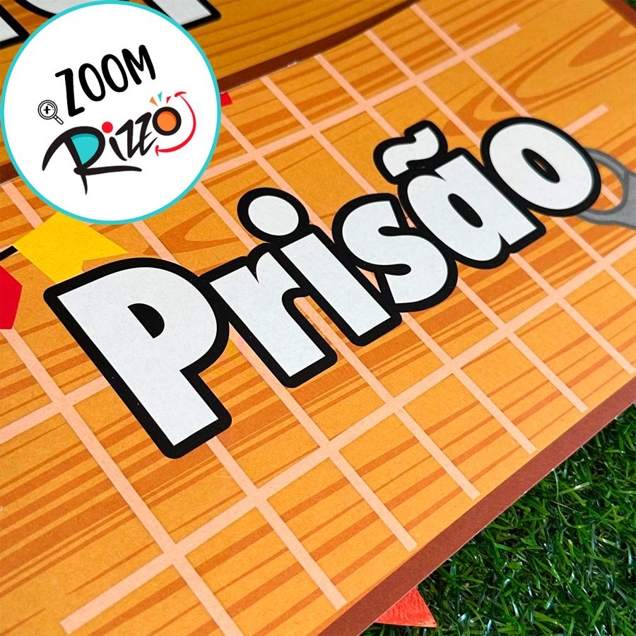 Placa de Sinalização Prisão Festa Junina - Rizzo Embalagens