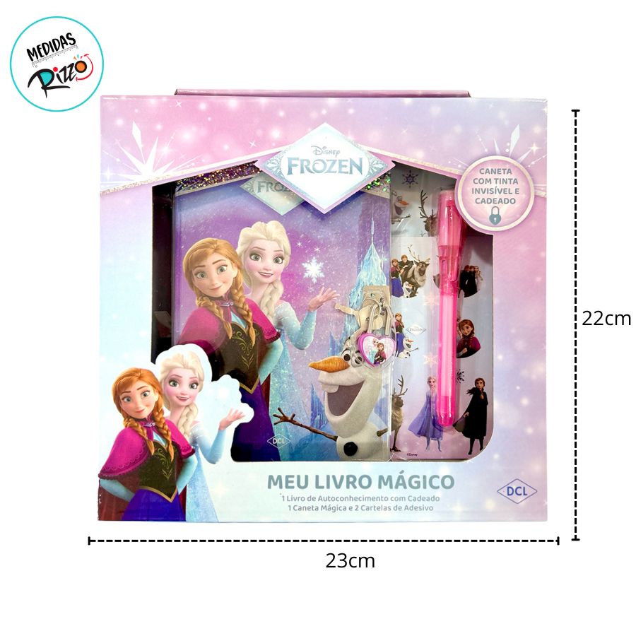 Kit Meu Livro Mágico - Frozen - 1 unidade - Disney Original - Rizzo ...