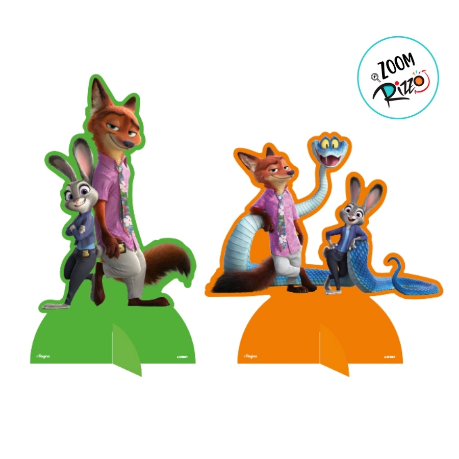 Decoração de Mesa - Zootopia 2 - 21cm - 6 unidades - Disney Original ...