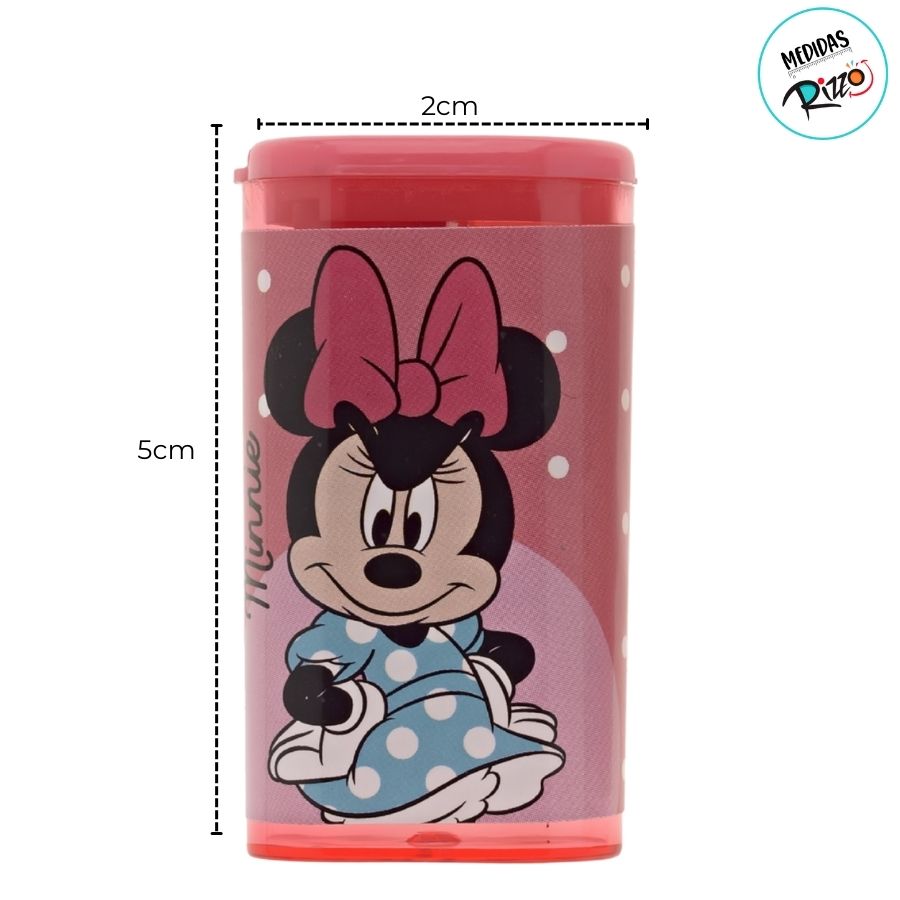 Apontador Minnie - Rosa Poá - Simples - 5cm - Disney Original - 1 ...