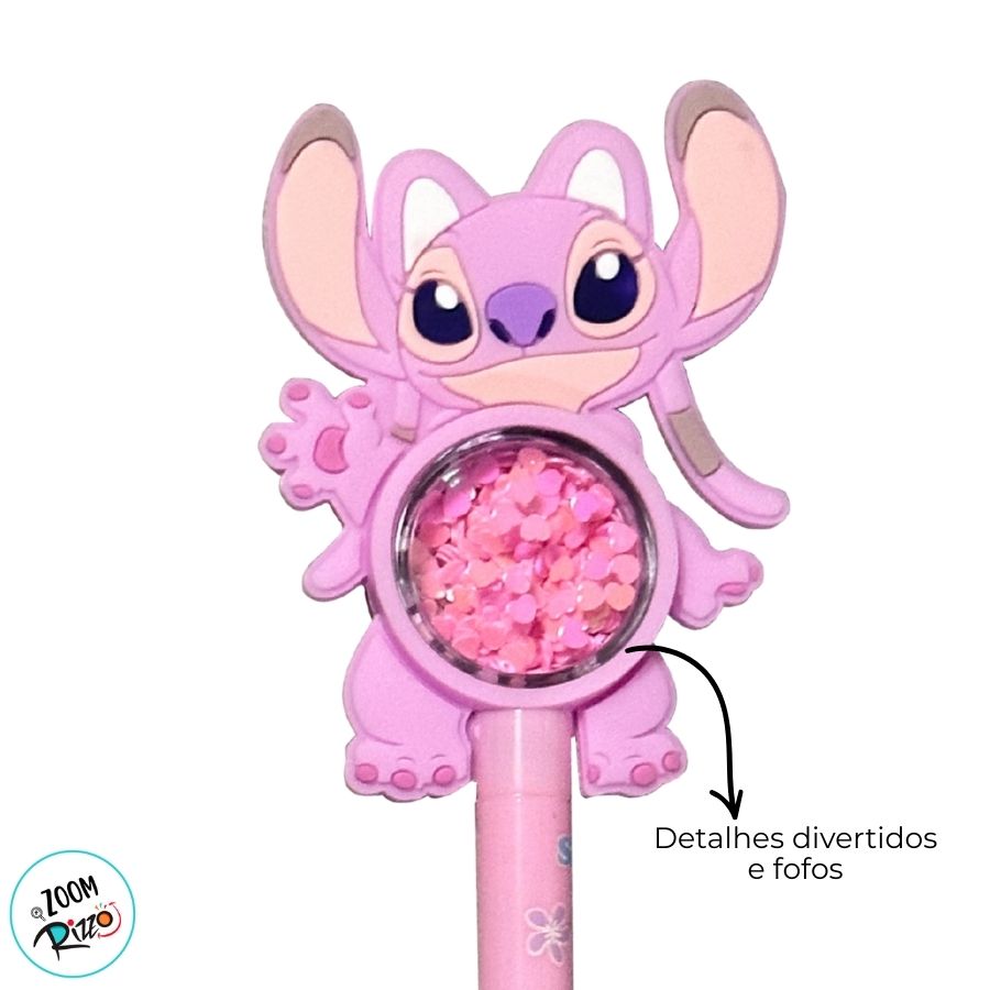 Caneta Angel Face - Esferográfica Azul - Disney Original - 1 unidade ...