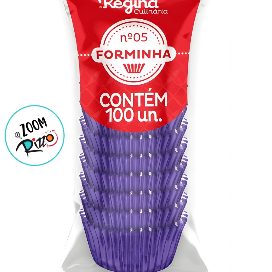 Forminha Laminada para Doces - Roxo - Número 05 - 50 unidades - Regina ...
